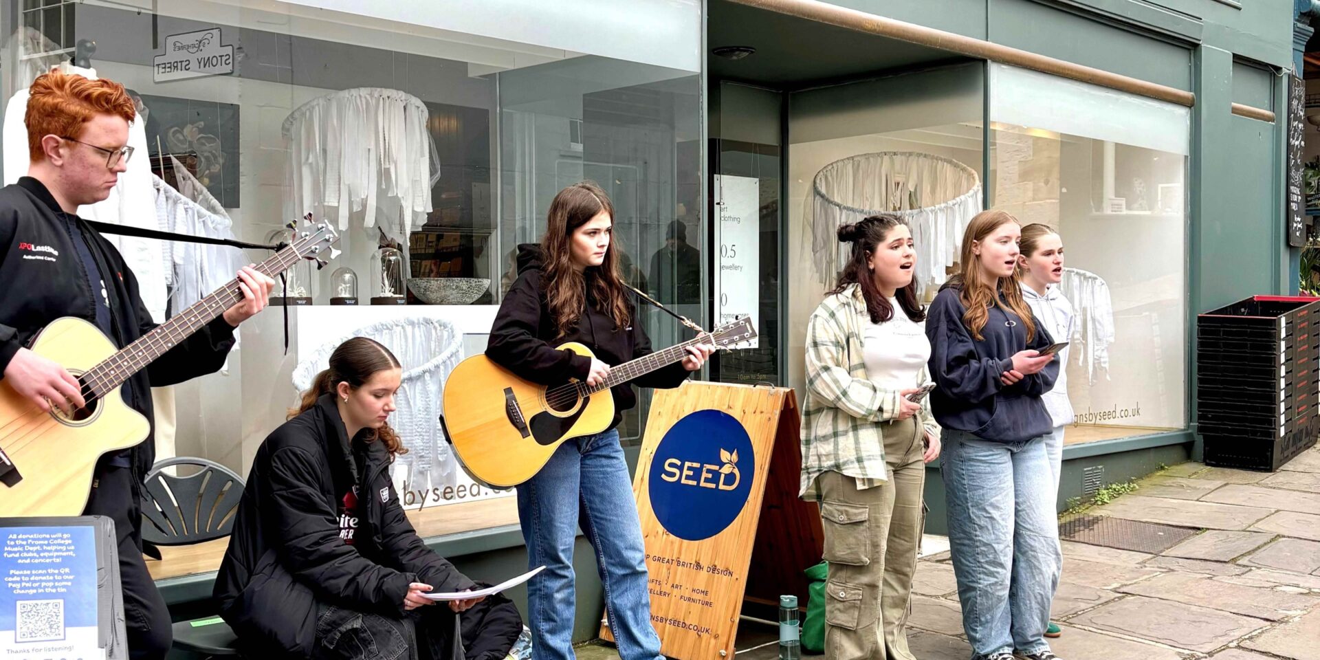 Treat your ears at Frome Busks on 22nd March - Frome Town Council