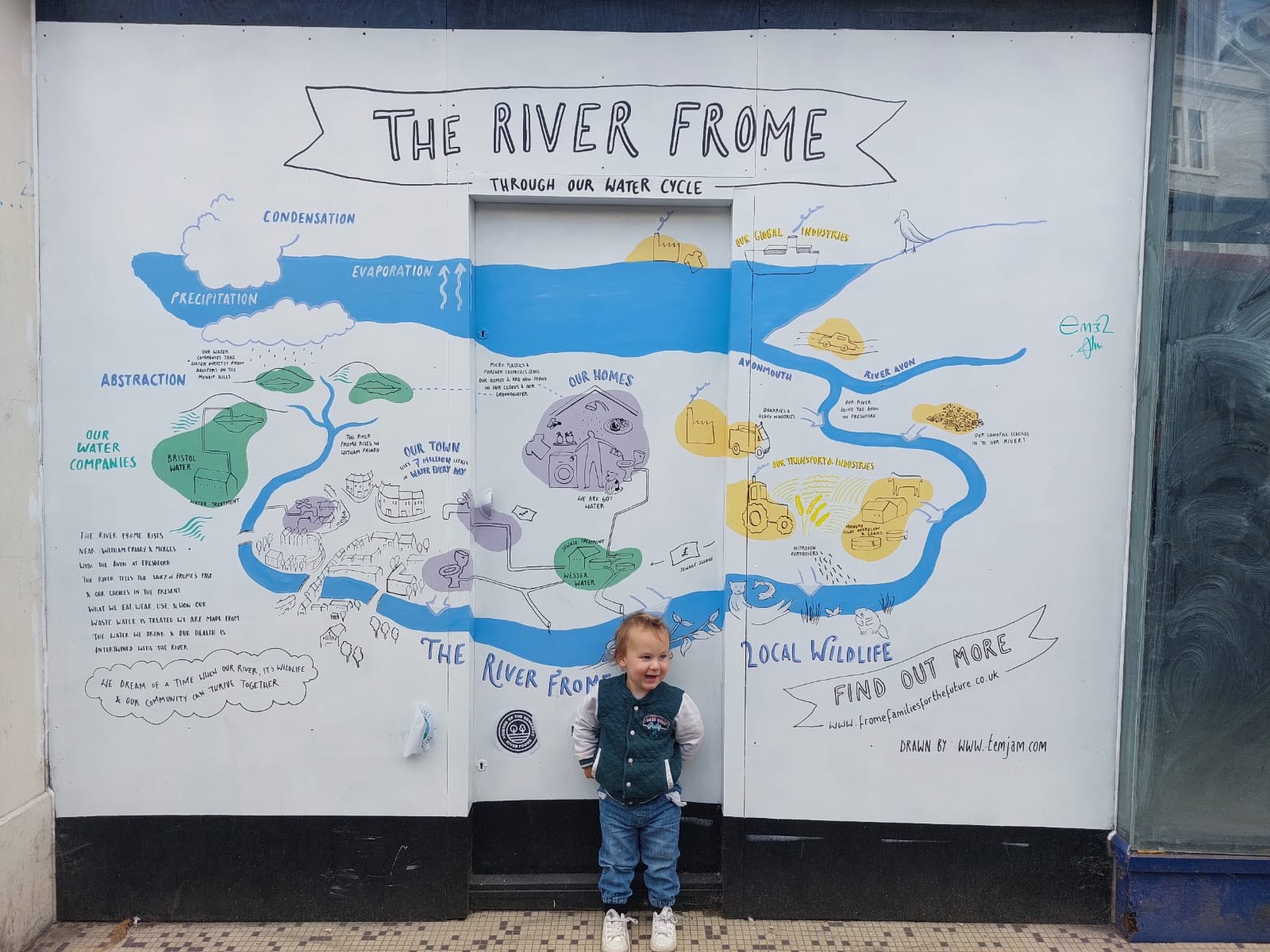 New mural explores our relationship with the River Frome - Frome Town ...